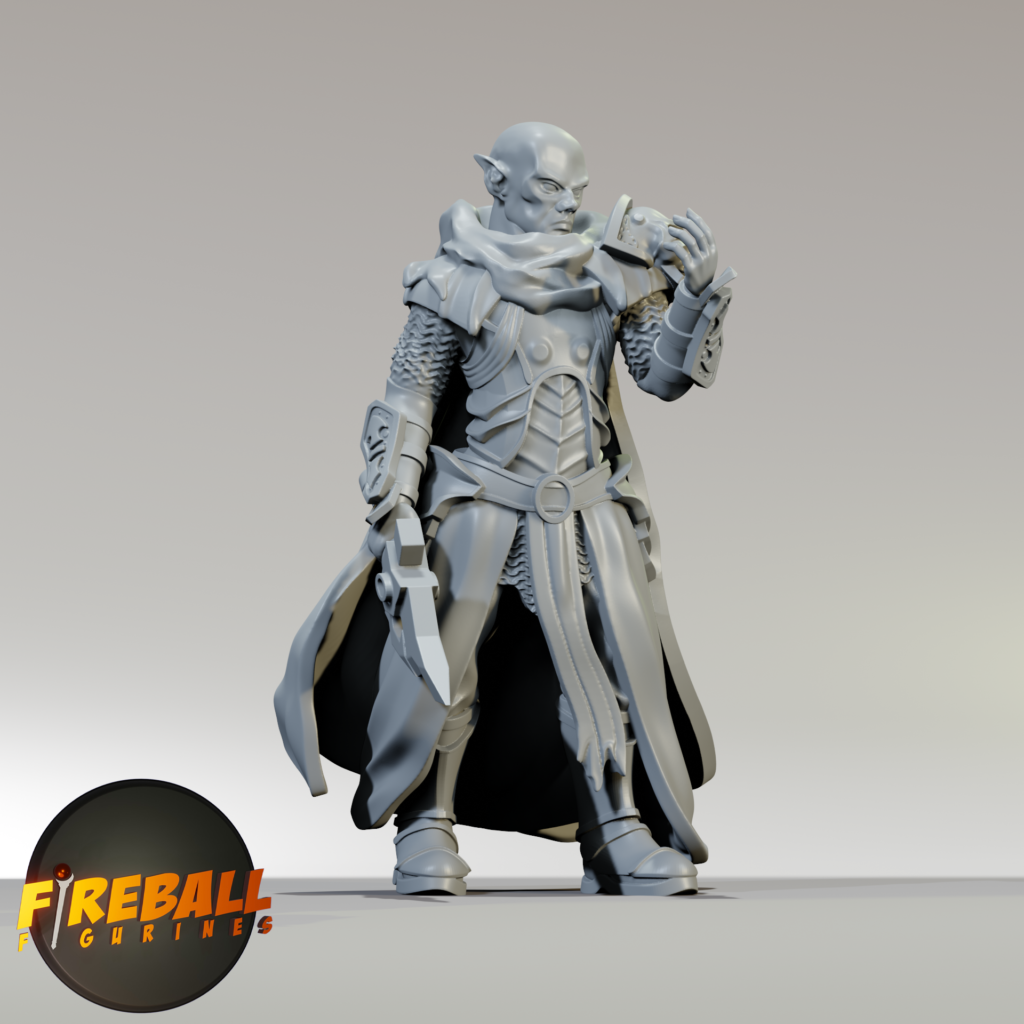 FIREBALL NPC - MEDIUM DEATH CLERIC - Carta Magica