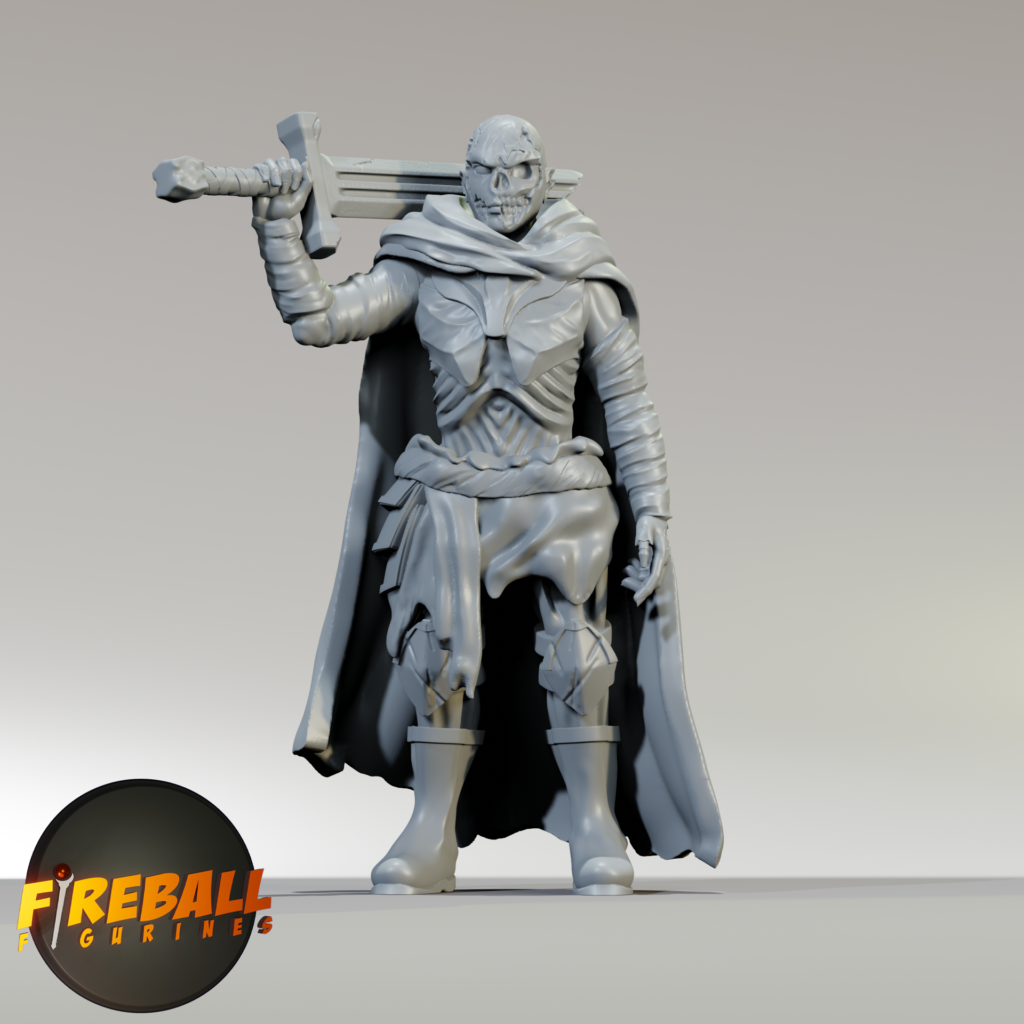FIREBALL NPC - MEDIUM DEATH KNIGHT - Carta Magica