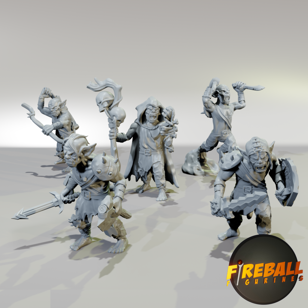 FIREBALL NPC - PACK GOBLINS - Carta Magica